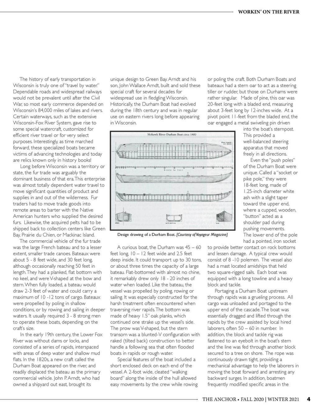 Anchor Magazine Fall Winter 2020 | Wisconsin Maritime Museum