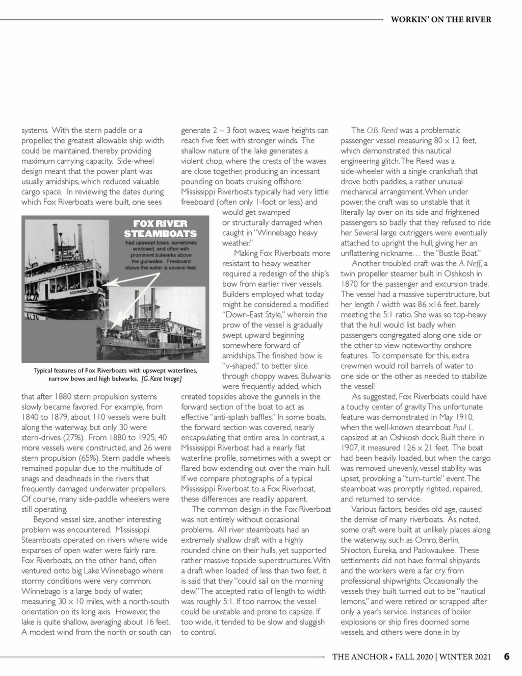 Anchor Magazine Fall Winter 2020 | Wisconsin Maritime Museum