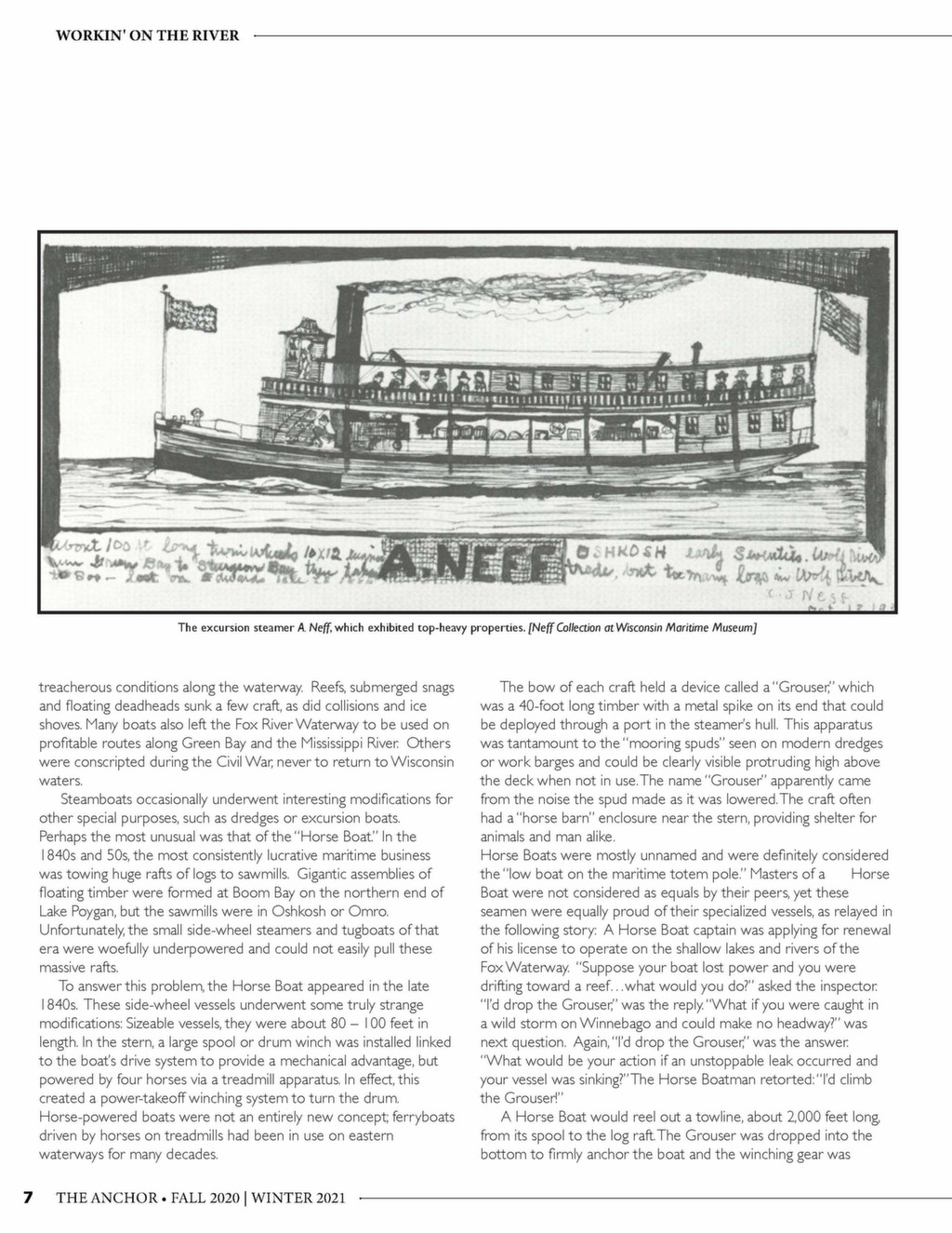 Anchor Magazine Fall Winter 2020 | Wisconsin Maritime Museum
