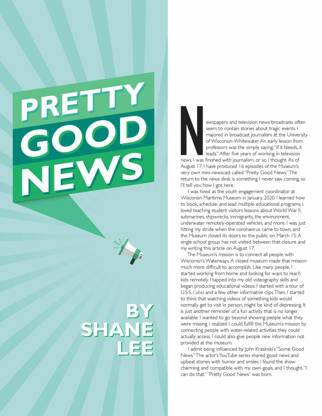 Anchor Magazine Fall Winter 2020 | Wisconsin Maritime Museum